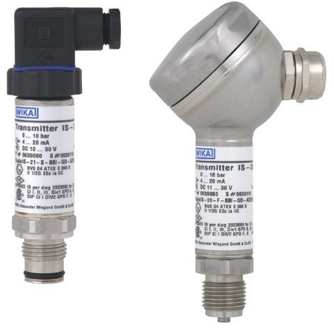 Intrinsically Safe Pressure Transmitter for application in hazardous ...