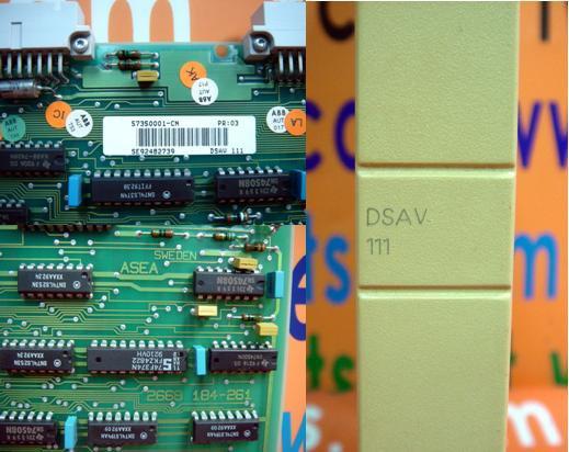 ABB DSAV 111 DSAV-111 DSAV111 57350001-CN Video Generater Module ASEA ...