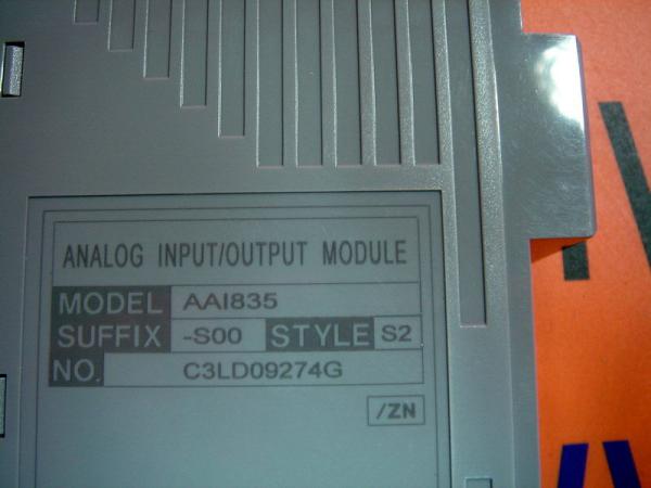 YOKOGAWA ANALOG INPUT/OUTPUT MODULE AAI835-S00::::裕益科技有限公司::::YOKOGAWA,ANALOG,INPUT,OUTPUT ...