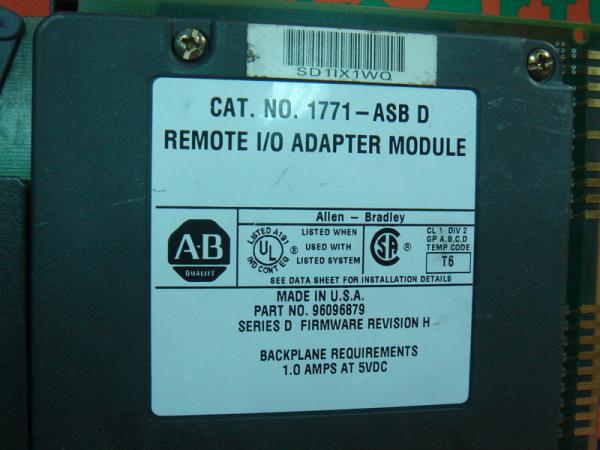 A-B 1771-ASB D::::裕益科技有限公司::::A-B 1771-ASB D