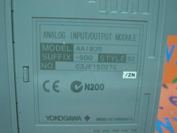YOKOGAWA ANALOG INPUT/OUTPUT MODULE AAI835-S00-S2::::裕益科技有限公司::::YOKOGAWA,AAI835-S00-S2