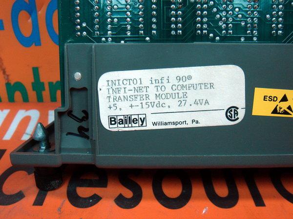 Bailey INICT01 (6636780AIH MEMORY) infi 90 INFI-NET TO COMPUTER ...