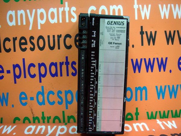GENIUS/GE FANUC BLOCK CAT No. IC660BBA026 Electr. Asm. IC660EBA026K ...