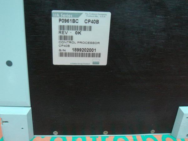 FOXBORO P0961BC CP40B::::裕益科技有限公司::::FOXBORO P0961BC CP40B