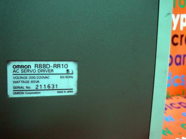 OMRON R88D-RR10::::裕益科技有限公司::::OMRON,R88D-RR10
