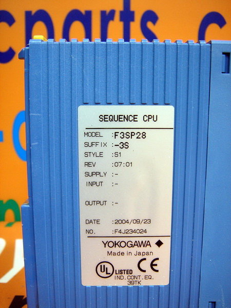 YOKOGAWA PLC F3SP28-3S SEQUENCE CPU::::裕益科技有限公司::::YOKOGAWA,PLC,F3SP28 ...
