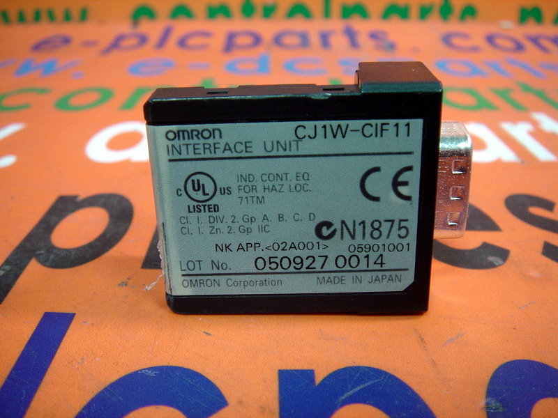 OMRON INTERFACE UNIT CJ1W-CIF11::::裕益科技有限公司::::OMRON,CJ1W-CIF11