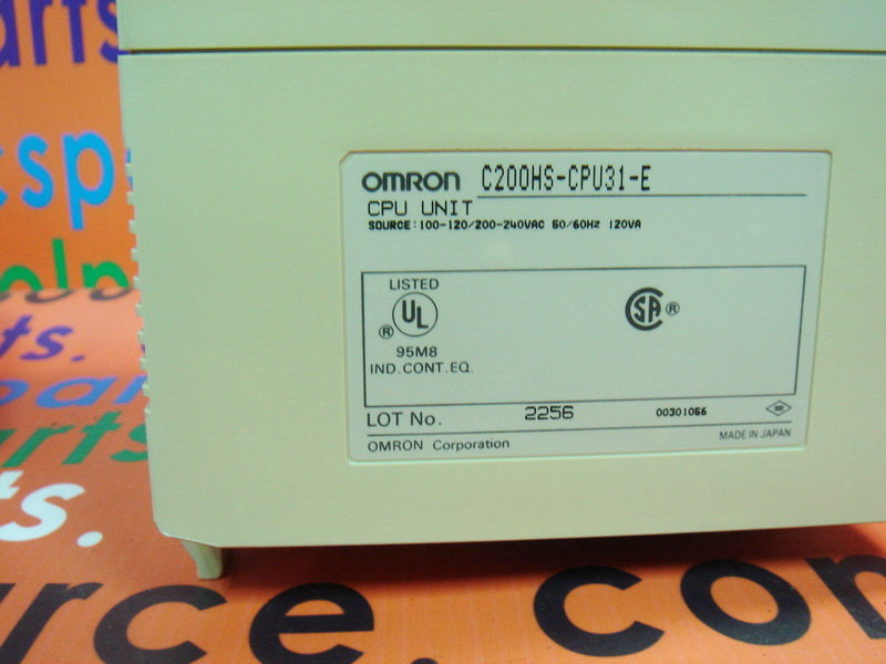OMRON C200HS-CPU31-E::::裕益科技有限公司::::OMRON,C200HS-CPU31-E