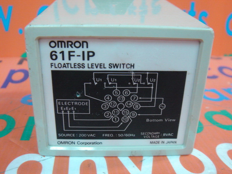 OMRON FLOATLESS LEVEL SWITCH 61F-IP::::裕益科技有限公司::::OMRON,61F-IP