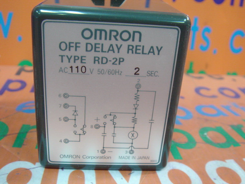 OMRON TIME DELAY RELAY RD-2P TIME: 2S 110V::::裕益科技有限公司::::OMRON,RD-2P