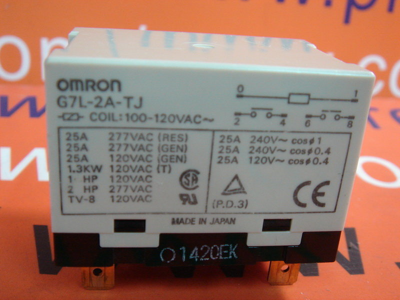 OMRON G7L-2A-TJ::::裕益科技有限公司::::OMRON,G7L-2A-TJ